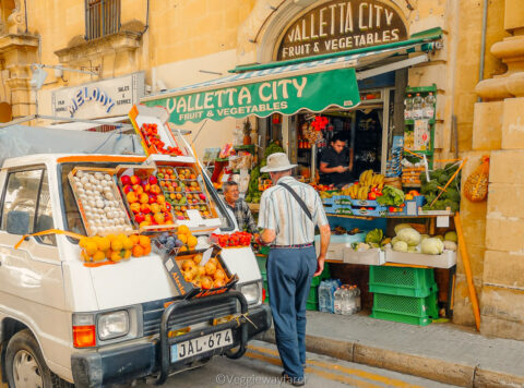 Traditional vegetarian food in Malta