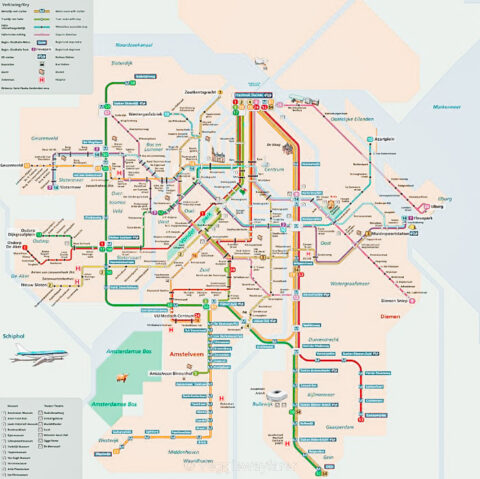 How to Get Around Amsterdam: Guide to Amsterdam Public Transportation ...
